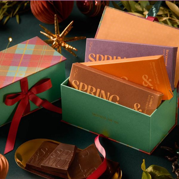 Spring & Mulberry Chocolate Gift Set - A Signature Welcome